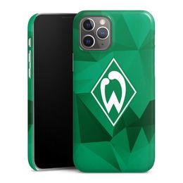 DeinDesign iPhone 12 Pro Handy Premium Case Smartphone Handyh&uuml;lle Schutzh&uuml;lle gl&auml;nzend Official Licensed Product Camouflage Sv Werder Bremen Premium Case