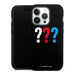 DeinDesign iPhone 14 Pro Handy Panzer Handyh&uuml;lle robuste Outdoor H&uuml;lle Schutzh&uuml;lle matt Official Licensed Product Die Drei ??? Logo Tough Case
