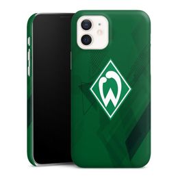 DeinDesign iPhone 12 Handy Premium Case Smartphone Handyh&uuml;lle Schutzh&uuml;lle matt Sv Werder Bremen Coat Of Arms Official Licensed Product Premium Case