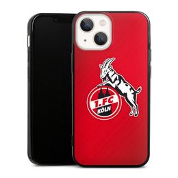 DeinDesign iPhone 13 Mini Handy Slim Case extra d&uuml;nn Silikon Handyh&uuml;lle schwarz H&uuml;lle 1. Fc K&ouml;ln Effzeh Official Licensed Product Silikon Slim Case