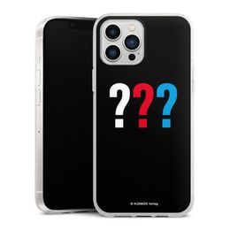 DeinDesign iPhone 13 Pro Max Handy Silikon H&uuml;lle Case transparent Handyh&uuml;lle Official Licensed Product Die Drei ??? Logo Silikon Case