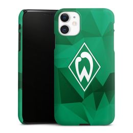 DeinDesign iPhone 11 Handy Premium Case Smartphone Handyh&uuml;lle Schutzh&uuml;lle matt Official Licensed Product Camouflage Sv Werder Bremen Premium Case