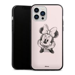 DeinDesign iPhone 13 Pro Max Handy Silikon H&uuml;lle Case schwarz Handyh&uuml;lle Official Licensed Product Disney Minnie Mouse