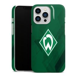 DeinDesign iPhone 13 Pro Handy Premium Case Smartphone Handyh&uuml;lle Schutzh&uuml;lle gl&auml;nzend Sv Werder Bremen Official Licensed Product Coat Of Arms Premium Case