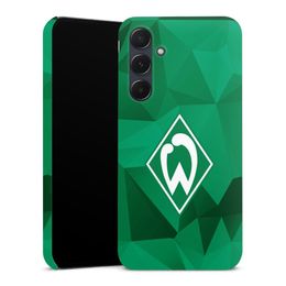 DeinDesign Galaxy A55 5G Handy Premium Case Smartphone Handyh&uuml;lle Schutzh&uuml;lle matt Camouflage Sv Werder Bremen Official Licensed Product Premium Case