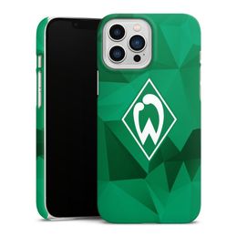 DeinDesign iPhone 13 Pro Max Handy Premium Case Smartphone Handyh&uuml;lle Schutzh&uuml;lle matt Camouflage Sv Werder Bremen Official Licensed Product Premium Case