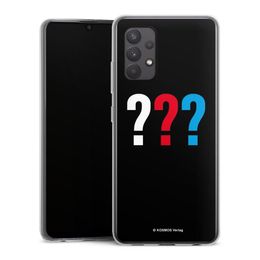 DeinDesign Galaxy A32 4G Handy Silikon H&uuml;lle Case transparent Handyh&uuml;lle Official Licensed Product Die Drei ??? Logo Silikon Case