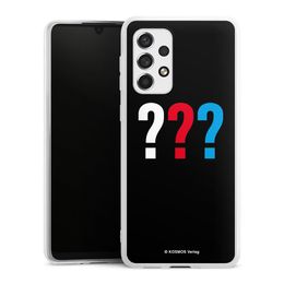 DeinDesign Galaxy A33 5G Handy Silikon H&uuml;lle Case transparent Handyh&uuml;lle Official Licensed Product Logo Die Drei ??? Silikon Case