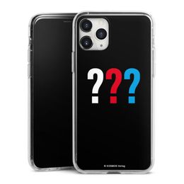 DeinDesign iPhone 11 Pro Max Handy Silikon H&uuml;lle Case transparent Handyh&uuml;lle Official Licensed Product Logo Die Drei ??? Silikon Case