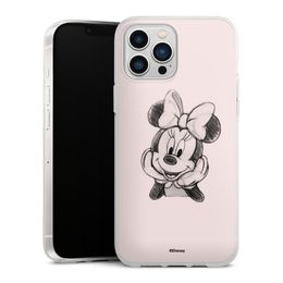 DeinDesign iPhone 13 Pro Max Handy Silikon H&uuml;lle Case transparent Handyh&uuml;lle Official Licensed Product Disney Minnie Mouse Silikon Case