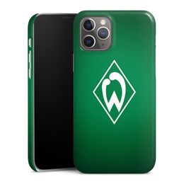 DeinDesign iPhone 12 Pro Handy Premium Case Smartphone Handyh&uuml;lle Schutzh&uuml;lle gl&auml;nzend Logo Sv Werder Bremen Merchandise Premium Case