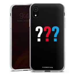 DeinDesign iPhone Xr Handy Silikon H&uuml;lle Case transparent Handyh&uuml;lle Official Licensed Product Die Drei ??? Logo Silikon Case