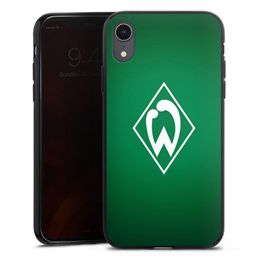 DeinDesign iPhone Xr Handy Silikon H&uuml;lle Case schwarz Handyh&uuml;lle Merchandise Sv Werder Bremen Logo