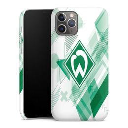 DeinDesign iPhone 12 Pro Handy Premium Case Smartphone Handyh&uuml;lle Schutzh&uuml;lle matt Official Licensed Product Sv Werder Bremen Muster Premium Case