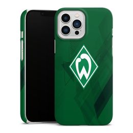 DeinDesign iPhone 13 Pro Max Handy Premium Case Smartphone Handyh&uuml;lle Schutzh&uuml;lle matt Sv Werder Bremen Official Licensed Product Coat Of Arms Premium Case