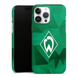 DeinDesign iPhone 14 Pro Max Handy Premium Case Smartphone Handyh&uuml;lle Schutzh&uuml;lle matt Camouflage Sv Werder Bremen Official Licensed Product Premium Case