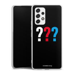 DeinDesign Galaxy A53 5G Handy Silikon H&uuml;lle Case transparent Handyh&uuml;lle Official Licensed Product Logo Die Drei ??? Silikon Case