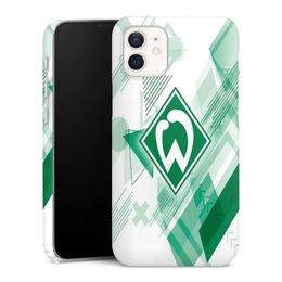 DeinDesign iPhone 12 mini Handy Premium Case Smartphone Handyh&uuml;lle Schutzh&uuml;lle matt Muster Official Licensed Product Sv Werder Bremen Premium Case