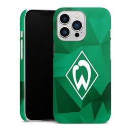 DeinDesign iPhone 13 Pro Handy Premium Case Smartphone Handyh&uuml;lle Schutzh&uuml;lle matt Camouflage Sv Werder Bremen Official Licensed Product Premium Case