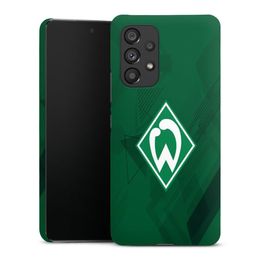 DeinDesign Galaxy A53 5G Handy Premium Case Smartphone Handyh&uuml;lle Schutzh&uuml;lle matt Sv Werder Bremen Coat Of Arms Official Licensed Product Premium Case