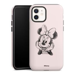 DeinDesign iPhone 12 mini Handy Panzer Handyh&uuml;lle robuste Outdoor H&uuml;lle Schutzh&uuml;lle gl&auml;nzend Disney Minnie Mouse Official Licensed Product Tough Case