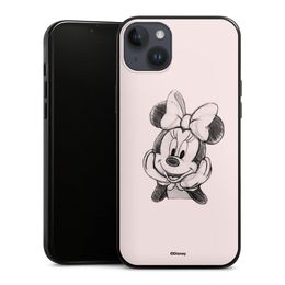 DeinDesign iPhone 14 Plus Handy Silikon H&uuml;lle Case schwarz Handyh&uuml;lle Official Licensed Product Disney Minnie Mouse
