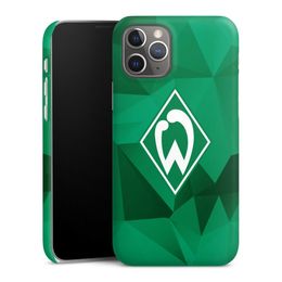 DeinDesign iPhone 12 Pro Handy Premium Case Smartphone Handyh&uuml;lle Schutzh&uuml;lle matt Camouflage Sv Werder Bremen Official Licensed Product Premium Case