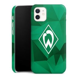 DeinDesign iPhone 12 mini Handy Premium Case Smartphone Handyh&uuml;lle Schutzh&uuml;lle gl&auml;nzend Camouflage Sv Werder Bremen Official Licensed Product Premium Case