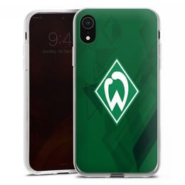 DeinDesign iPhone Xr Handy Silikon H&uuml;lle Case transparent Handyh&uuml;lle Sv Werder Bremen Official Licensed Product Coat Of Arms Silikon Case