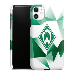 DeinDesign iPhone 11 Handy Premium Case Smartphone Handyh&uuml;lle Schutzh&uuml;lle matt Tarnmuster Sv Werder Bremen Official Licensed Product Premium Case