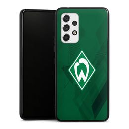 DeinDesign Galaxy A53 5G Handy Silikon H&uuml;lle Case schwarz Handyh&uuml;lle Sv Werder Bremen Coat Of Arms Official Licensed Product