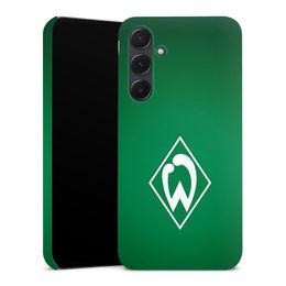 DeinDesign Galaxy A55 5G Handy Premium Case Smartphone Handyh&uuml;lle Schutzh&uuml;lle matt Merchandise Sv Werder Bremen Logo Premium Case