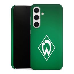 DeinDesign Galaxy S24 Handy Premium Case Smartphone Handyh&uuml;lle Schutzh&uuml;lle matt Merchandise Sv Werder Bremen Logo Premium Case