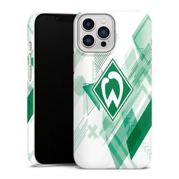 DeinDesign iPhone 13 Pro Max Handy Premium Case Smartphone Handyh&uuml;lle Schutzh&uuml;lle matt Official Licensed Product Sv Werder Bremen Muster Premium Case