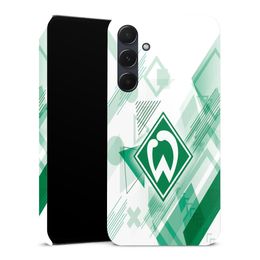 DeinDesign Galaxy A55 5G Handy Premium Case Smartphone Handyh&uuml;lle Schutzh&uuml;lle matt Official Licensed Product Sv Werder Bremen Muster Premium Case