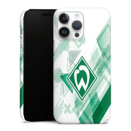 DeinDesign iPhone 14 Pro Max Handy Premium Case Smartphone Handyh&uuml;lle Schutzh&uuml;lle matt Official Licensed Product Sv Werder Bremen Muster Premium Case
