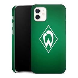 DeinDesign iPhone 12 mini Handy Premium Case Smartphone Handyh&uuml;lle Schutzh&uuml;lle matt Logo Sv Werder Bremen Merchandise Premium Case