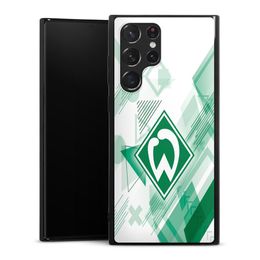 DeinDesign Galaxy S22 Ultra Handy Silikon H&uuml;lle Case schwarz Handyh&uuml;lle Official Licensed Product Sv Werder Bremen Muster