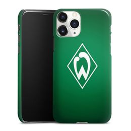 DeinDesign iPhone 11 Pro Handy Premium Case Smartphone Handyh&uuml;lle Schutzh&uuml;lle gl&auml;nzend Logo Merchandise Sv Werder Bremen Premium Case
