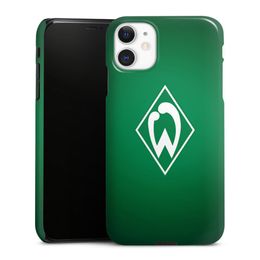 DeinDesign iPhone 11 Handy Premium Case Smartphone Handyh&uuml;lle Schutzh&uuml;lle gl&auml;nzend Logo Merchandise Sv Werder Bremen Premium Case