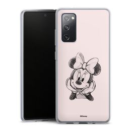 DeinDesign Galaxy S20 FE 5G Handy Silikon H&uuml;lle Case transparent Handyh&uuml;lle Minnie Mouse Disney Official Licensed Product Silikon Case