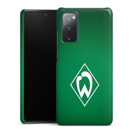 DeinDesign Galaxy S20 FE Handy Premium Case Smartphone Handyh&uuml;lle Schutzh&uuml;lle gl&auml;nzend Logo Merchandise Sv Werder Bremen Premium Case