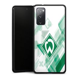DeinDesign Galaxy S20 FE Handy Silikon H&uuml;lle Case schwarz Handyh&uuml;lle Sv Werder Bremen Official Licensed Product Muster