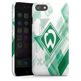 DeinDesign iPhone SE (2020) Handy Premium Case Smartphone Handyh&uuml;lle Schutzh&uuml;lle matt Sv Werder Bremen Official Licensed Product Muster Premium Case