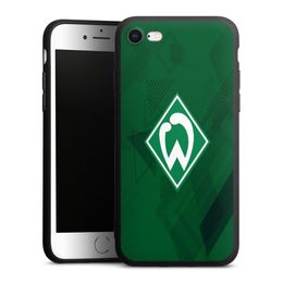 DeinDesign iPhone SE (2020) Handy Premium Silikon H&uuml;lle Handyh&uuml;lle schwarz Case Sv Werder Bremen Coat Of Arms Official Licensed Product Silikon Premium Case