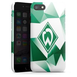 DeinDesign iPhone SE (2020) Handy Premium Case Smartphone Handyh&uuml;lle Schutzh&uuml;lle matt Tarnmuster Official Licensed Product Sv Werder Bremen Premium Case