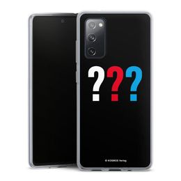 DeinDesign Galaxy S20 FE Handy Silikon H&uuml;lle Case transparent Handyh&uuml;lle Official Licensed Product Logo Die Drei ??? Silikon Case