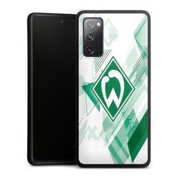 DeinDesign Galaxy S20 FE Handy Premium Silikon H&uuml;lle Handyh&uuml;lle schwarz Case Sv Werder Bremen Official Licensed Product Muster Silikon Premium Case
