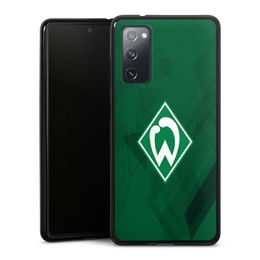 DeinDesign Galaxy S20 FE 5G Handy Silikon H&uuml;lle Case schwarz Handyh&uuml;lle Sv Werder Bremen Coat Of Arms Official Licensed Product