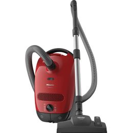 Miele Bodenstaubsauger "Classic C1 CarCare PowerLine Staubsauger mit Beutel / 800 Watt" rot (mangorot)